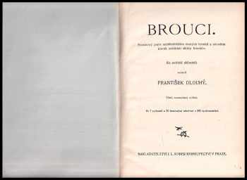 📙 Brouci : soustavný popis nejdůležitějších českých brouků s návodem ...