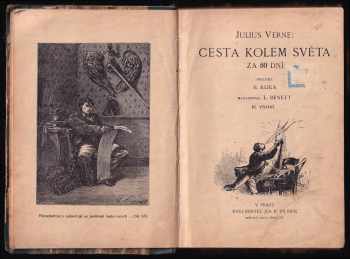 📙 Cesta kolem světa za 80 dní - Jules Verne (1924, Jos. R. Vilímek)