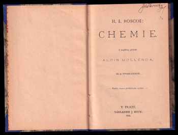 📗 Chemie | Henry Enfield Roscoe 1902