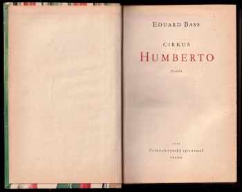 📙 Cirkus Humberto : román - Eduard Bass (1953, Československý spisovatel)