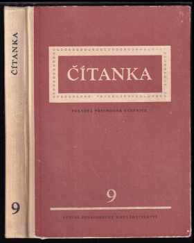 📙 Čítanka pro devátý ročník : Pokusná a přechodná učebnice (1961 ...