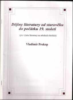 📙 Přehled české literatury 20. století : (pro výuku literatury na ...