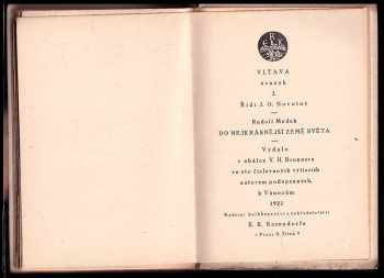📗 Do nejkrásnější země světa - Rudolf Medek (1922, Rosendorf)