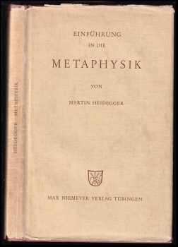 📙 Einführung in die Metaphysik - Karl Jaspers, Martin Heidegger (1987 ... 📙 Einführung in die Metaphysik - Karl Jaspers, Martin Heidegger (1987 ...