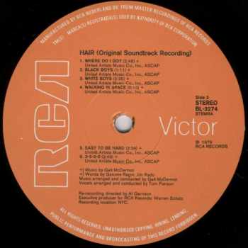 Hair (Original Soundtrack Recording) (2xLP)