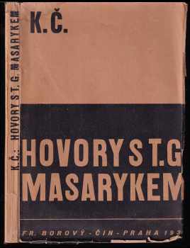 📗 Hovory s T.G. Masarykem - Karel Čapek (1937, František Borový)