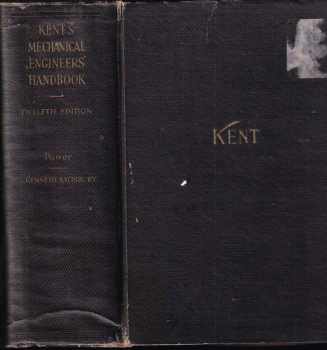 📙 Kent's Mechanical Engineers' Handbook Power Volume (2nd volume ...