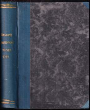 📙 KOMPLET Časopis Národního musea- oddíl přírodovědný- Ročník CXX ...