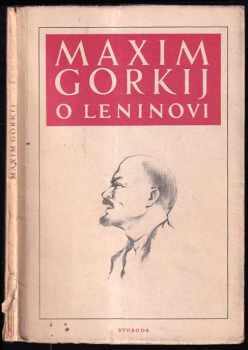 📗 O Leninovi | Maksim Gor‘kij 1952