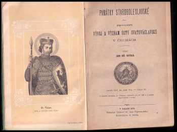 📗 Památky staroboleslavské : čili prvotní vývoj a význam úcty ...