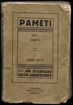 📙 Paměti : Doby mládí - doby štěstí (autobiografie) - Díl I - Jiří ...