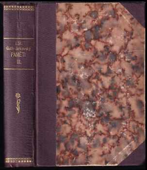 📙 Paměti. Díl 3, Na dvoře republikánském, 1919-1925 - Jiří Stanislav ...