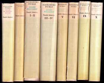 📙 KOMPLET Alexandre Dumas 8X Josef Balsamo + Královnin náhrdelník + Pád ...
