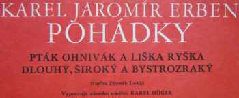 Pohádky (Pták Ohnivák A Liška Ryška / Dlouhý, Široký A Bystrozraký) (80 ...