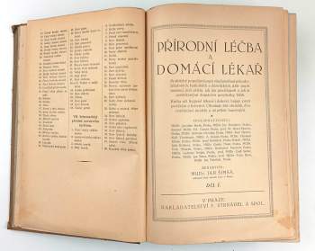 Přírodní léčba a domácí lékař : Díl 1-2 : praktický populární popis ...