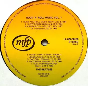 📙 Rock 'n' Roll Music, Volume 1 - The Beatles (1980, Music For Pleasure)