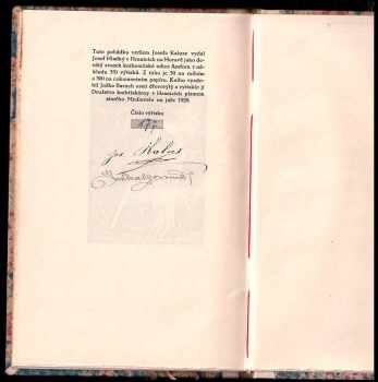 📙 Valašský král - Josef Kalus (1929, Josef Hladký)