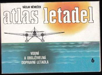 📗 KOMPLET 6X Vodní a obojživelná letadla + Dvoumotorová obchodní ...