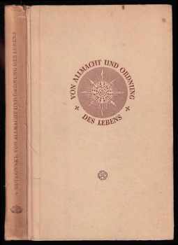 📙 Von Allmacht und Ordnung des Lebens - Lothar Stengel von Rutkowski ...
