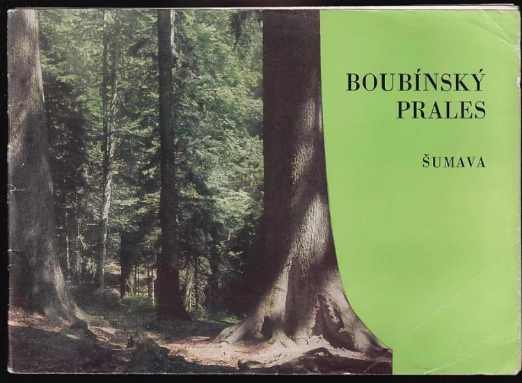 📙 Boubínský prales Šumava - Jaroslav Řehák (1969, ONV-Komise cestovního ...