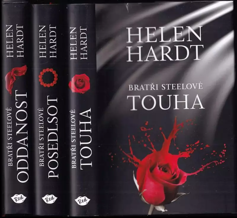 📙 KOMPLET 1-3 Helen Hardt - Bratři Steelové 3X Touha + Posedlost ...