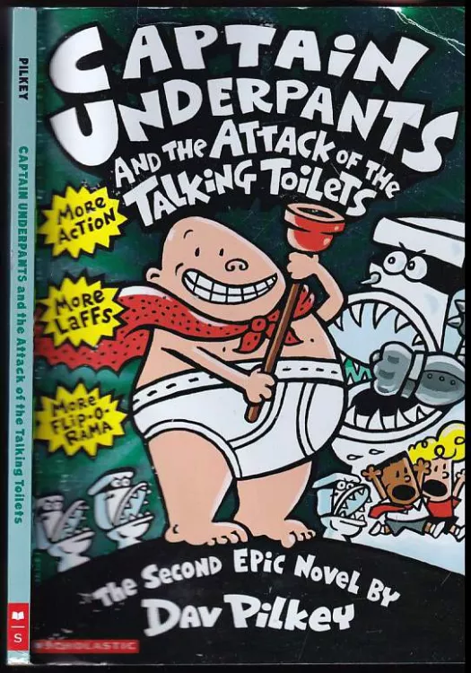 📙 Captain Underpants and the Attack of the Talking Toilets - Dav Pilkey ...