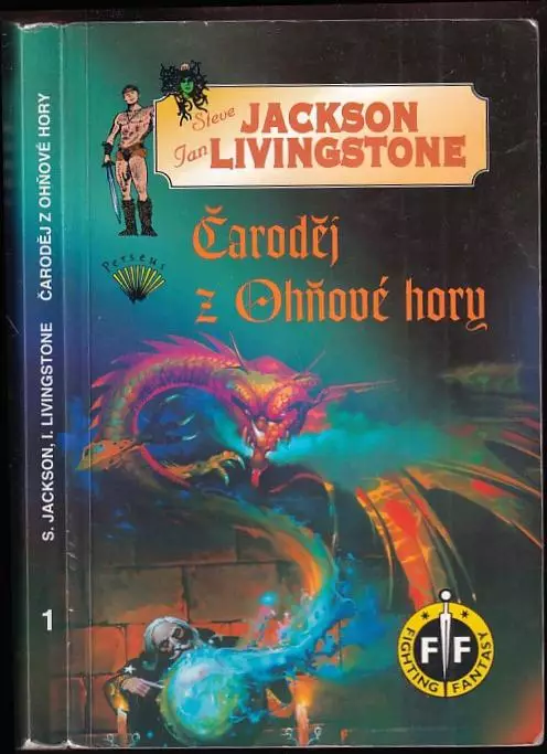 📙 Čaroděj z Ohňové hory : Game book - Steve Jackson, Ian Livingstone ...