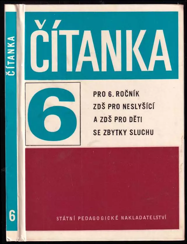 📙 Čítanka pro 6. ročník základních devítiletých škol pro neslyšící a ...