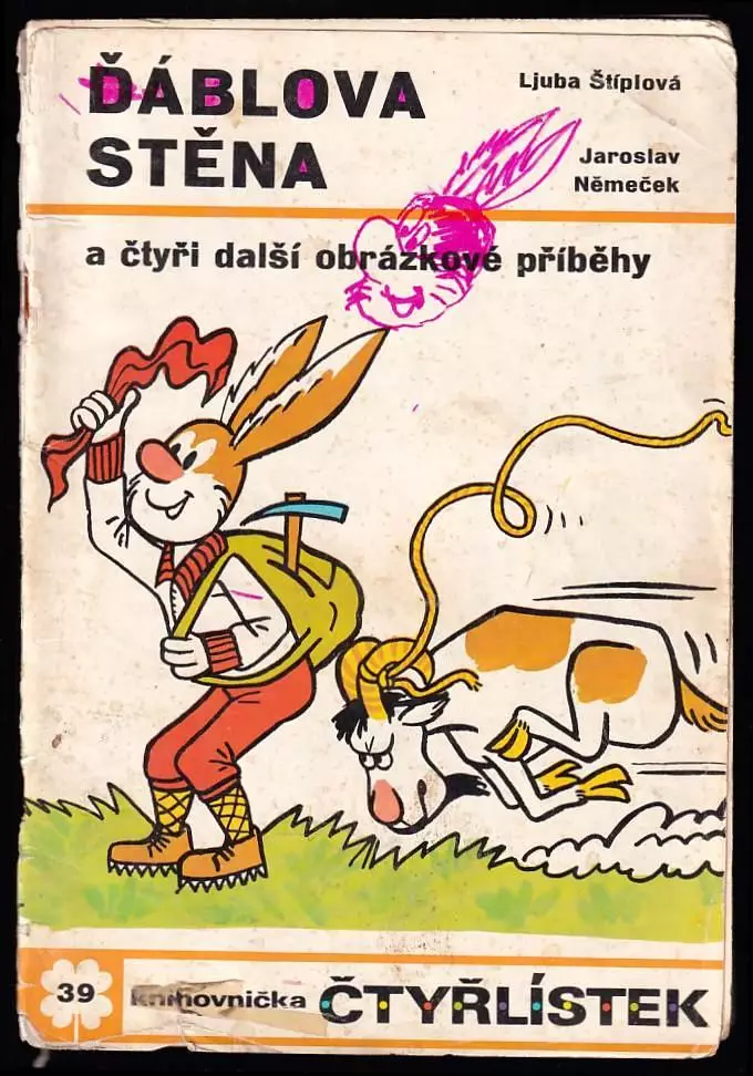 📙 Ďáblova stěna a čtyři další obrázkové příběhy - Čtyřlístek 39 - Ljuba ...