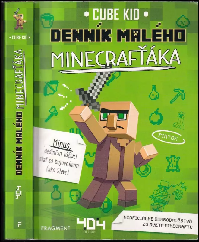 📗 Deník malého Minecrafťáka - Cube Kid (2016, Computer Press)