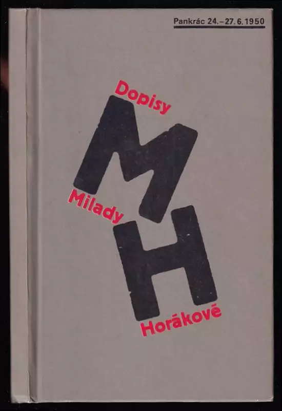 📙 Dopisy Milady Horákové : Pankrác 24. 6.-27. 6. 1950 - Milada Horáková (1990, Nakladatelství ...