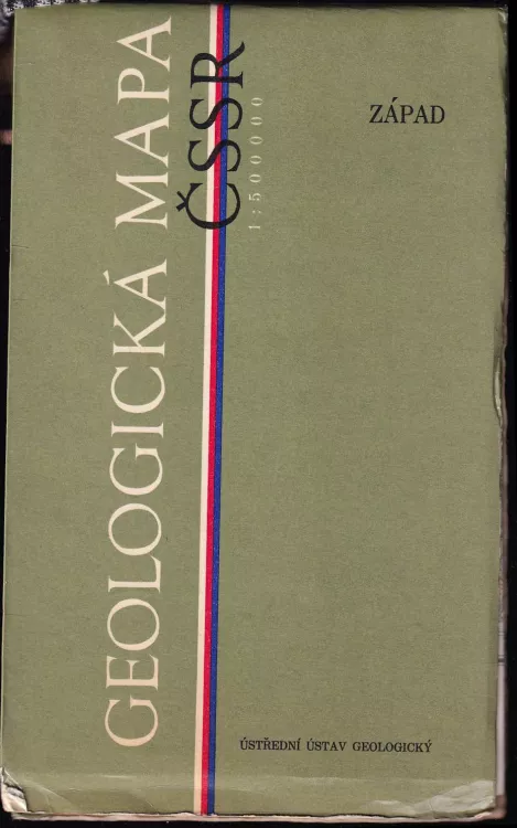 📙 Geologická mapa ČSSR : západ : 1:500 000 (1967, Ústřední ústav ...