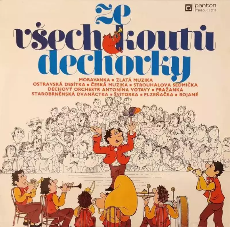 📙 Ze Všech Koutů Dechovky - Various (1978, Panton)