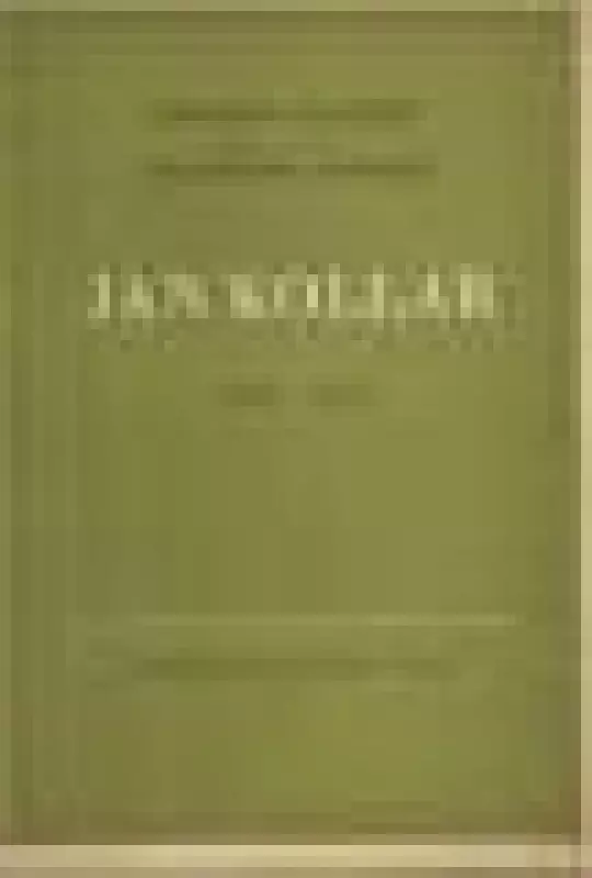 📗 Jan Kollár : [1793-1943] : řeči pronesené na večeru Slovanského ...