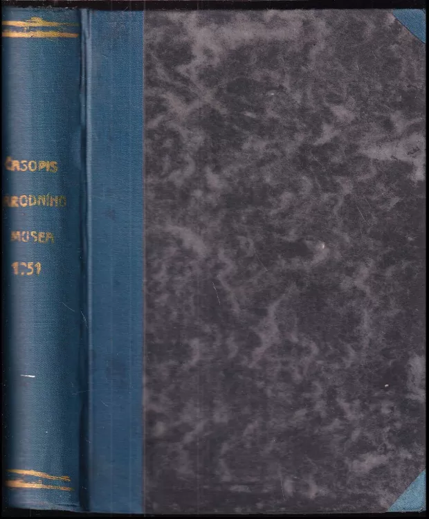 📙 KOMPLET Časopis Národního musea- oddíl přírodovědný- Ročník CXX ...