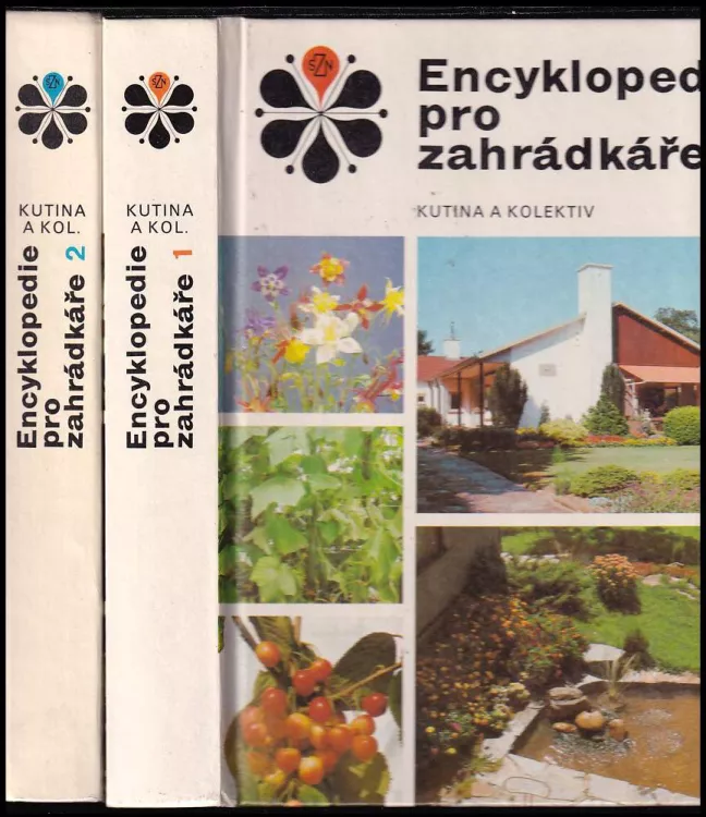 📙 KOMPLET Josef Kutina - Encyklopedie pro zahrádkáře 1 + 2 - Josef Kutina (1983, Státní ...