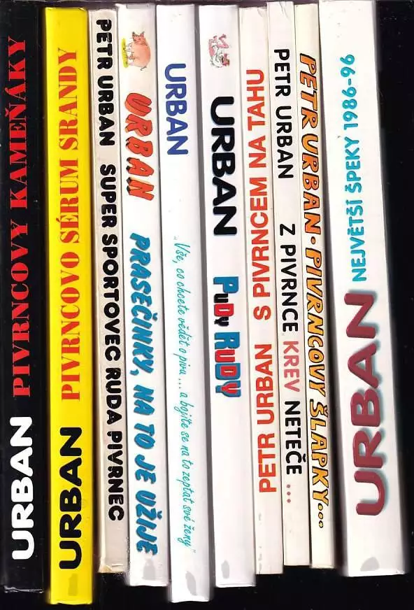 📙 KOMPLET Petr Urban 10X Pivrncovy kameňáky + Pivrncovo sérum srandy ...