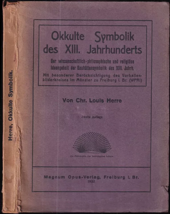 📙 Okkulte Symbolik des 13. Jahrhunderts - Christian Louis Herre (1920 ...