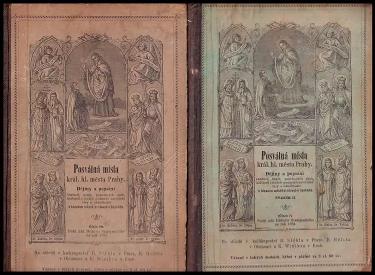 📗 Posvátná místa král. hl. města Prahy : Svazek I - dějiny a popsání chrámů, kaplí, posvátných ...