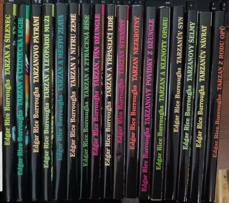 📙 Tarzan - 17 DÍLŮ - Tarzan a šílenec + Tarzan a citinecká legie ...