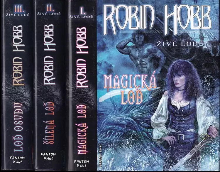 📙 KOMPLET Robin Hobb 3X Živé lodě + Živé lodě + Živé lodě - Robin Hobb ...