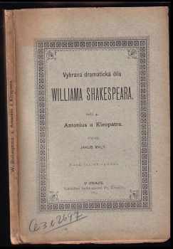 Výkup knihy William Shakespeare: Williama Shakespeara Antonius a Kleopatra