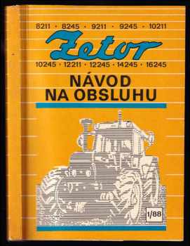 Zetor 8211, 8245, 9211, 9245, 10211, 10245, 12211, 12245, 14245, 16245 ...